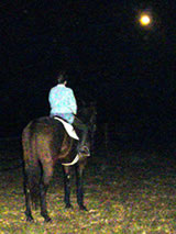 Trail Riding at Night